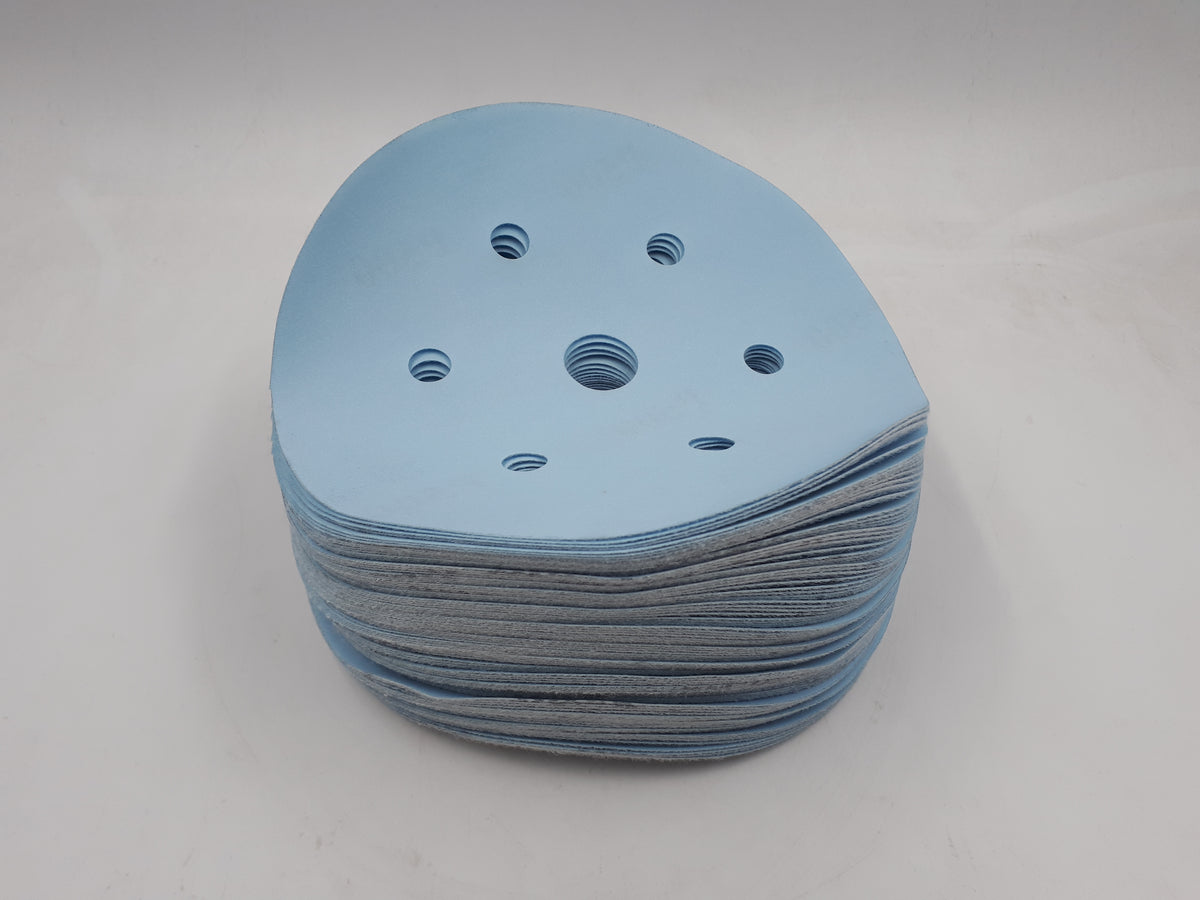 Caja con 100 uds de discos de lija IXELL P500 de 150 mm de diametro 77 ...