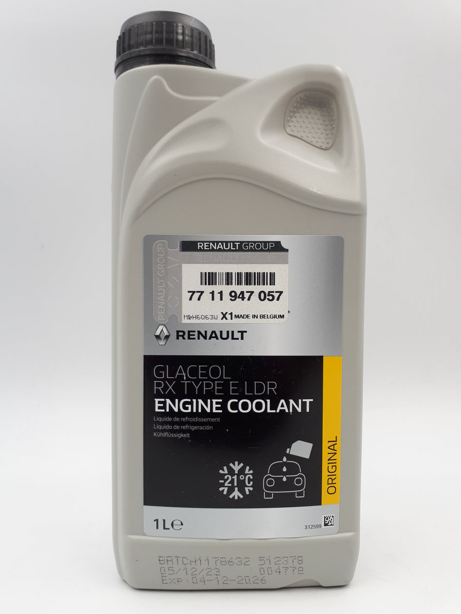 ANTIFREEZE COOLANT DACIA RENAULT GLACEOL RX TYPE D ORIGINAL 5 LITER 77 ...