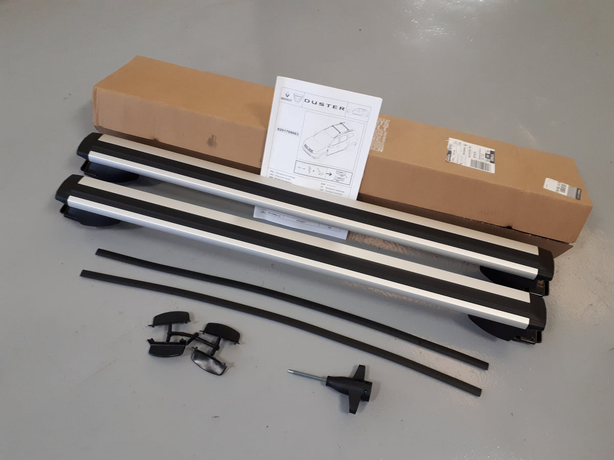 Set of 2 roof bars Aluminum Dacia Duster II 2018-2022 on ORIGINAL long ...