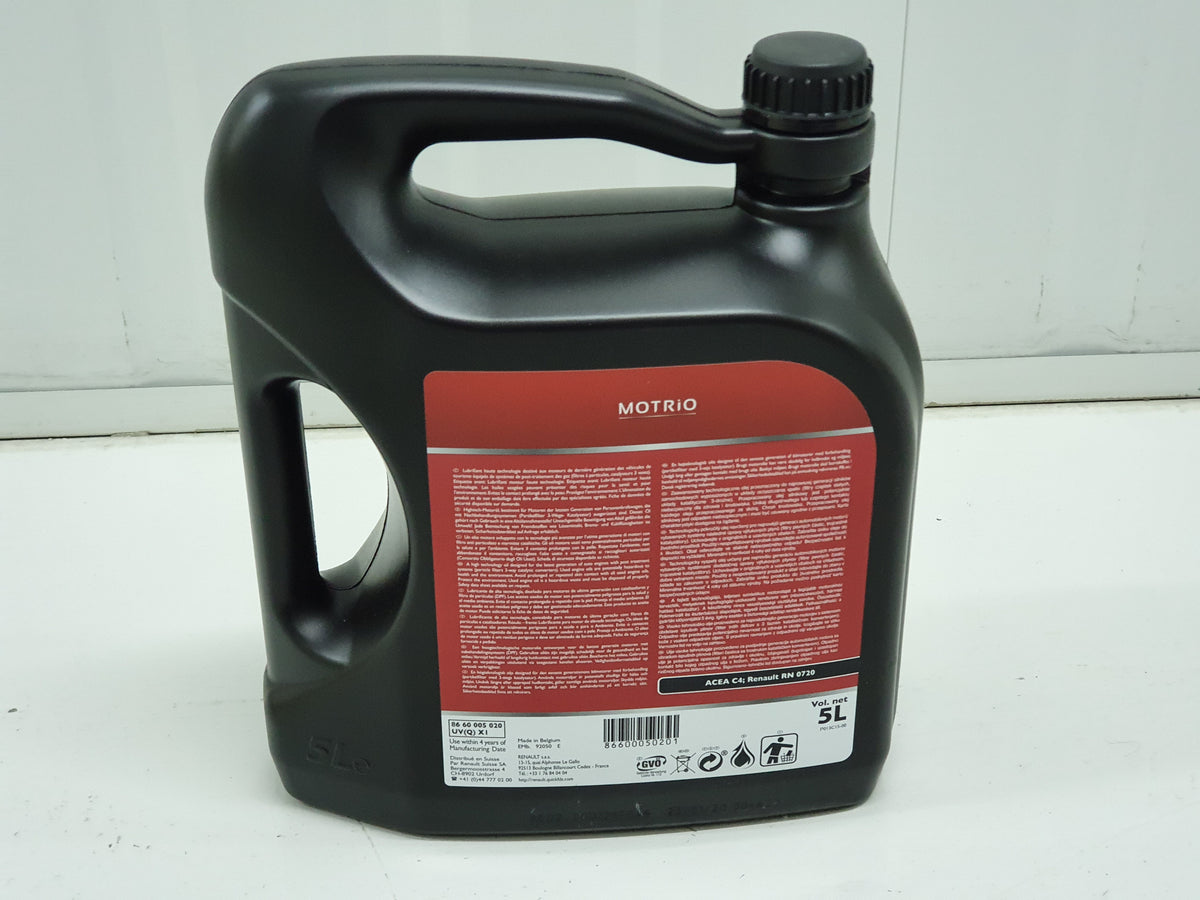 OIL RENAULT DACIA MOTRIO PREMIUM 5W30 C4 5 LITERS 8660005020 RN 0720 ...