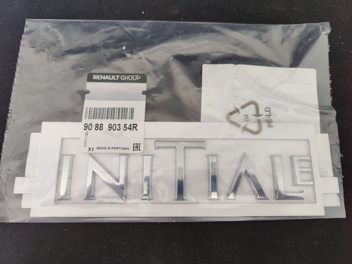 Logo ORIGINAL Renault INITIALE Paris Clio IV (2012-2019) 908890354R ...